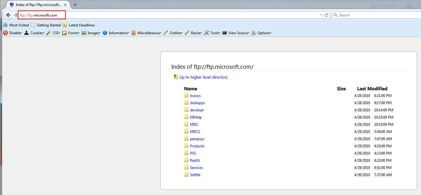 Connect To FTP Sites With A Web Browser Productivity Portfolio