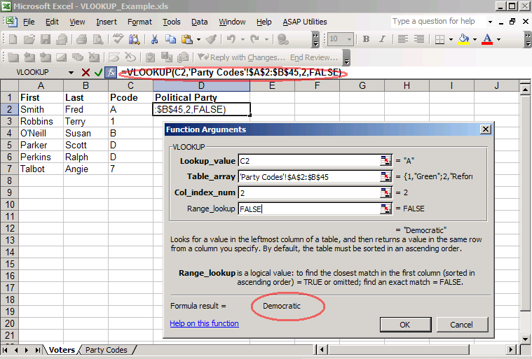 Bicycle Vlookup Examples