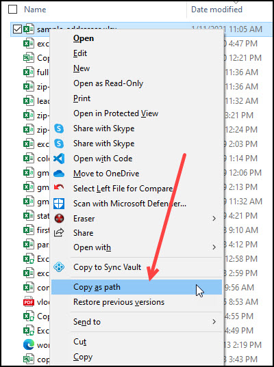 Easy Windows Tip How To Copy File Path 3 Methods 