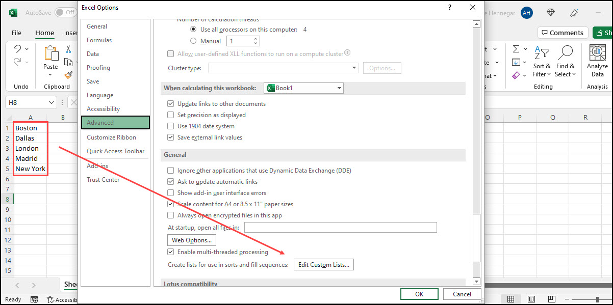 How To Move Faster And Efficiently With Excel Custom Lists