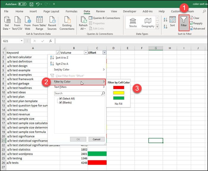How To Sort By Color In Excel Productivity Portfolio