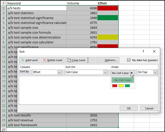 How To Sort By Color In Excel Productivity Portfolio